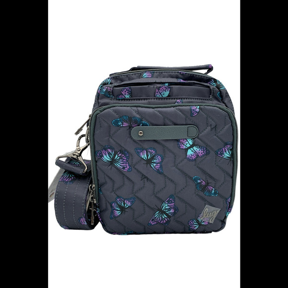 lug | Bags | Lug Rfid Crossbody With Charm Bar Skeeter Butterfly Gray ...